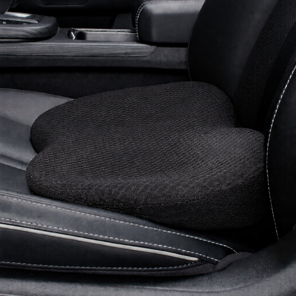 Coussin de siège en mousse à mémoire de forme avec support ergonomique