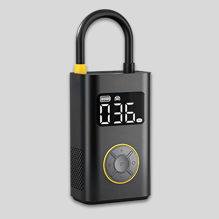 Portable Air Compressor Gift Set Car Bike Tire Pump